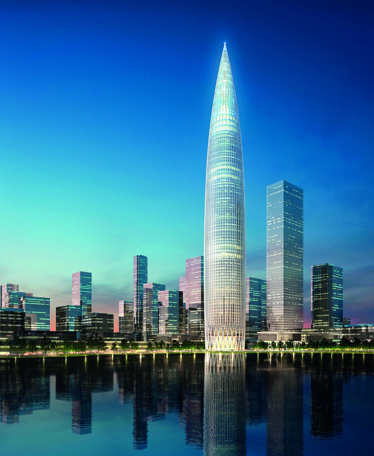 China Resources Tower (Bamboo shoot 393m)-JANGHO Curtain Wall